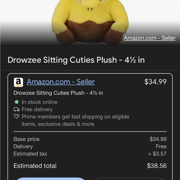 Pokemon | Toys | Drowzee Pokmon Plush | Poshmark